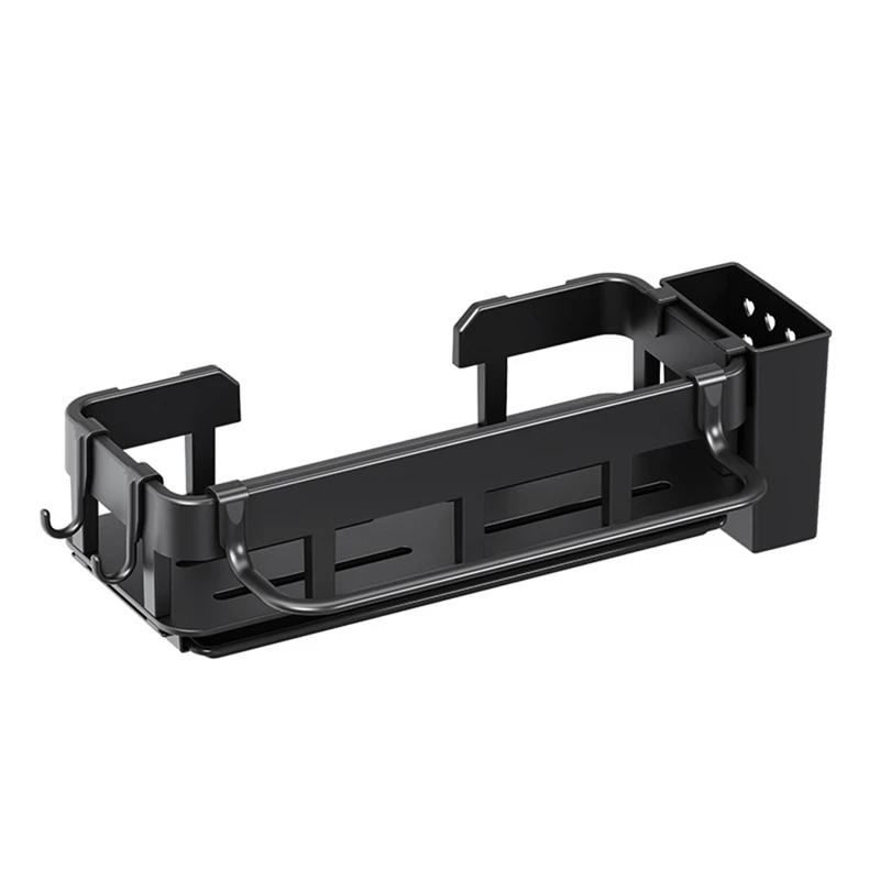 Kitchen-Hanging-Rod-Free-Drilling-Storage-Hook-Wall-Hanging-Drain ...