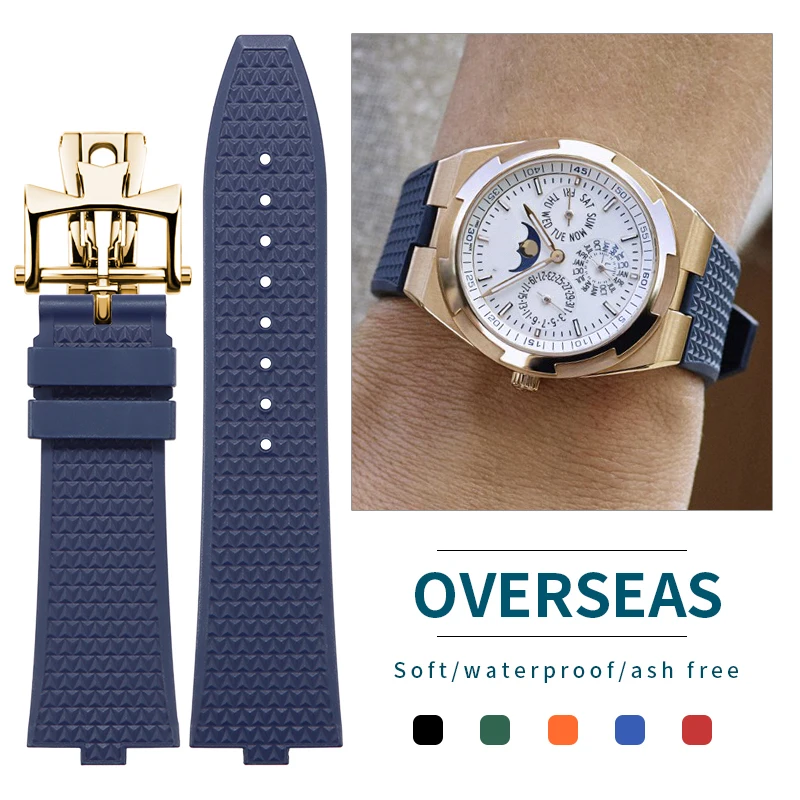 24mm-7mm-convex-silicone-rubber-strap-for-VC-OVERSEAS-4500V-5500V-7900V ...