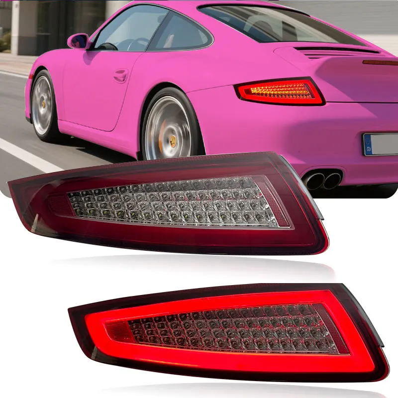 LED Taillight For Porsche 911 Turbo 2005 -2008 997.1 Style Rear DRL ...