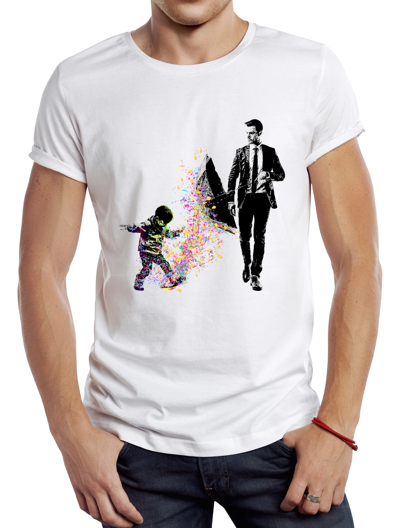 TEEHUB Dont Be Boring Men T Shirt Graphic Streetwear Short Sleeve Sport ...