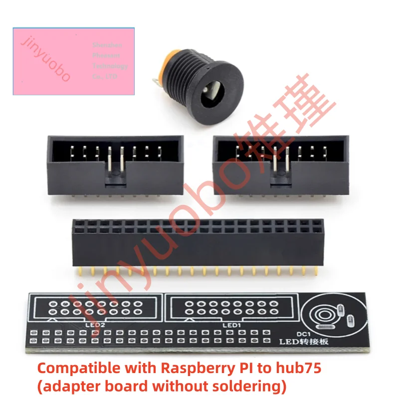 Adapter board for Raspberry Pi to hub75 Raspberry Pi GPIO control RGB ...