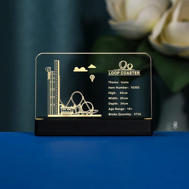 EASYLITE LED Kit For 10303 Loop Coaster Building Blocks Children Bricks ...