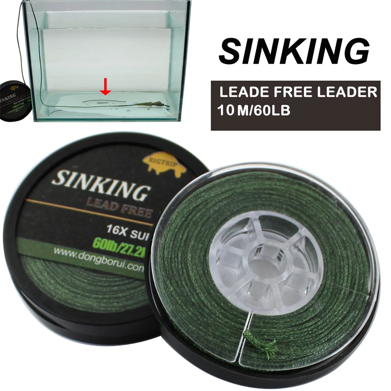 10m-Carp-Fishing-Line-Lead-Free-Leader-Carp-Leader-Line-for-Carp-Rig ...