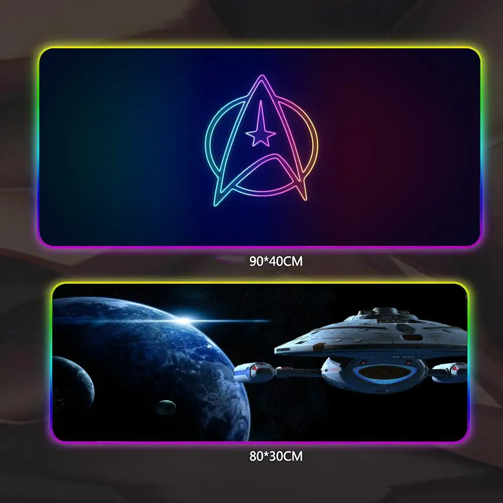 S-Star T-Trek Mouse Pad Gamer Luminescence Led Mouse Pad Gaming Table ...