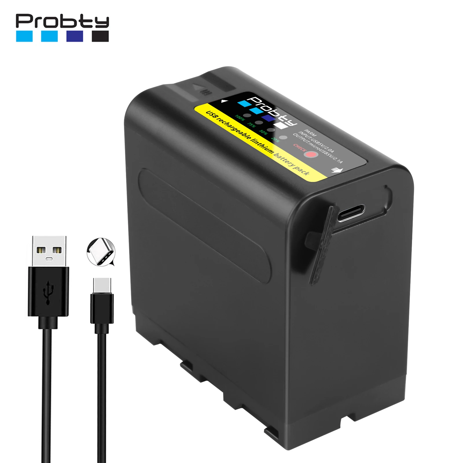 Probty 8800mAh NP F980 NP F980 NPF960 NP F970 배터리 USB 충전 출력 소니 NP F970 PLM 100 MC1500C CCD TRV35 ...