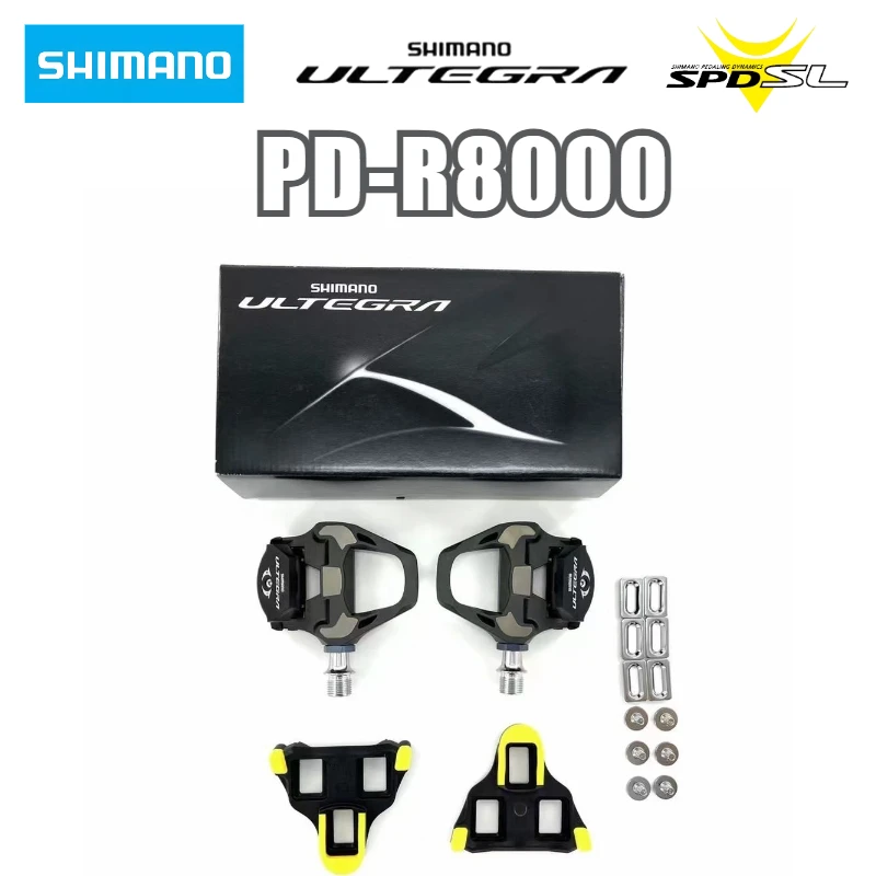 Shimano Ultegra PD-R8000 SPD-SL Pedals Advanced Tech with SH11 Cleats ...