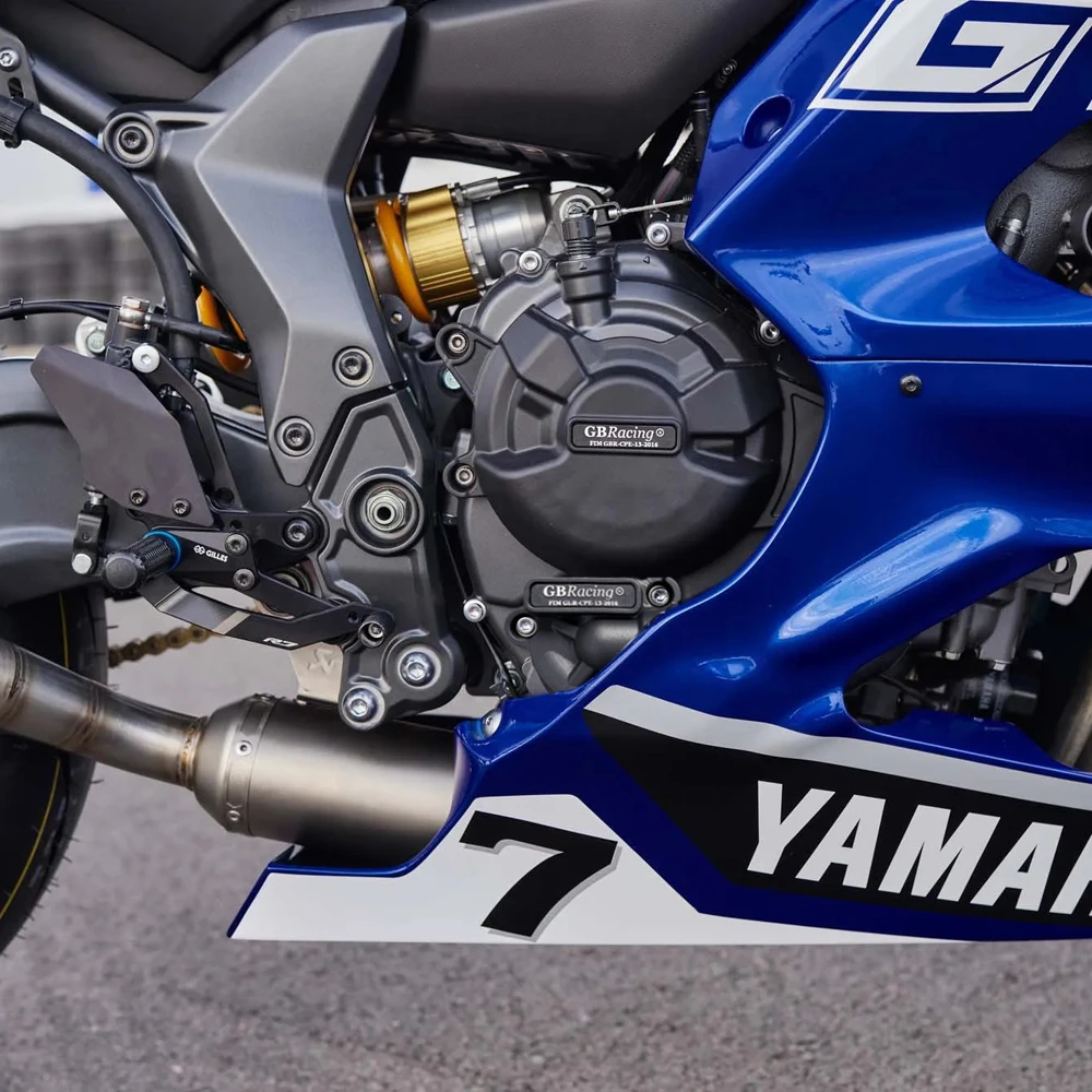 Capa protetora do motor da motocicleta, GB Racing Case, YAMAHA, R7 ...