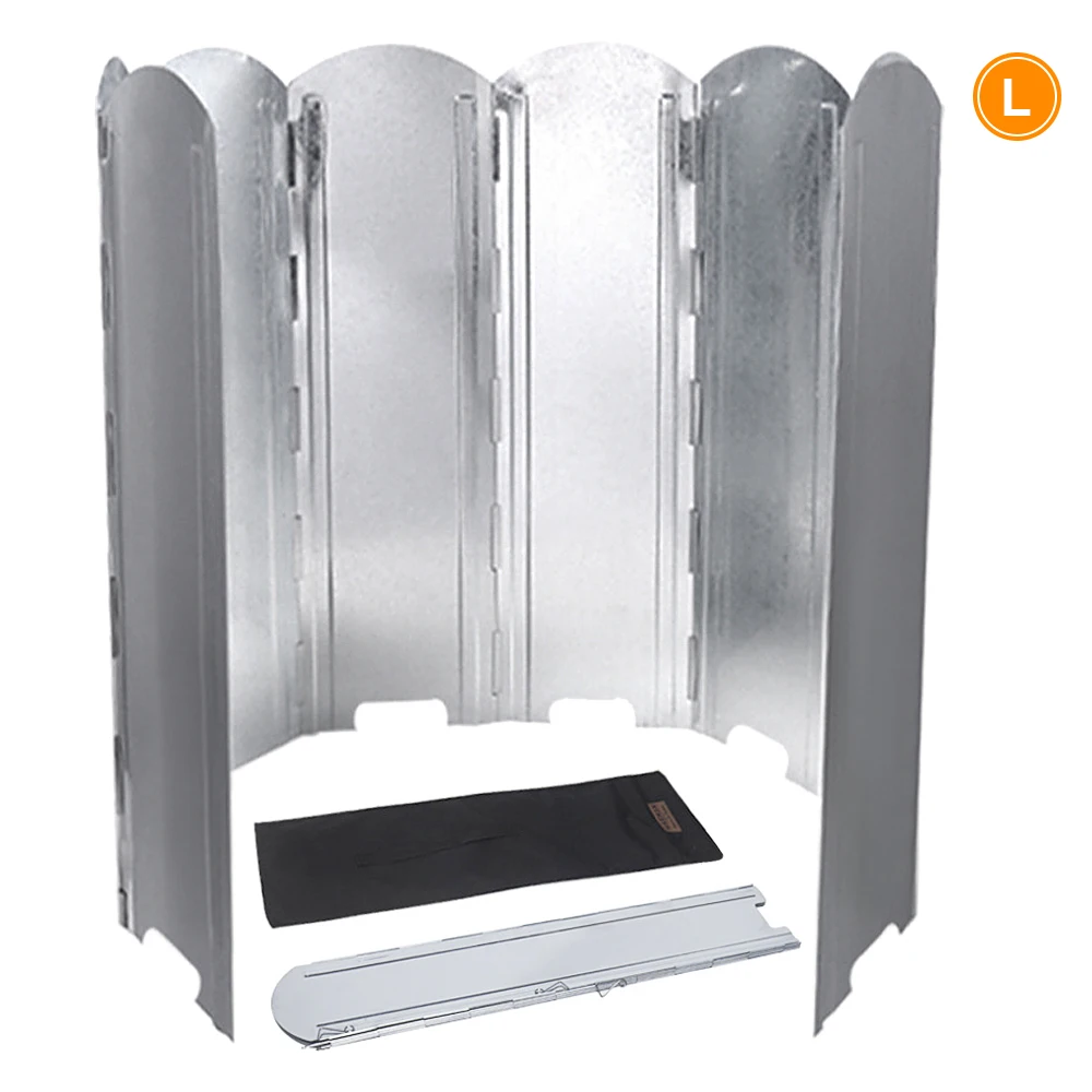 8-9-Plate-Foldable-Outdoor-Stove-Wind-Shield-Gas-Burner-Windshield-Wind ...