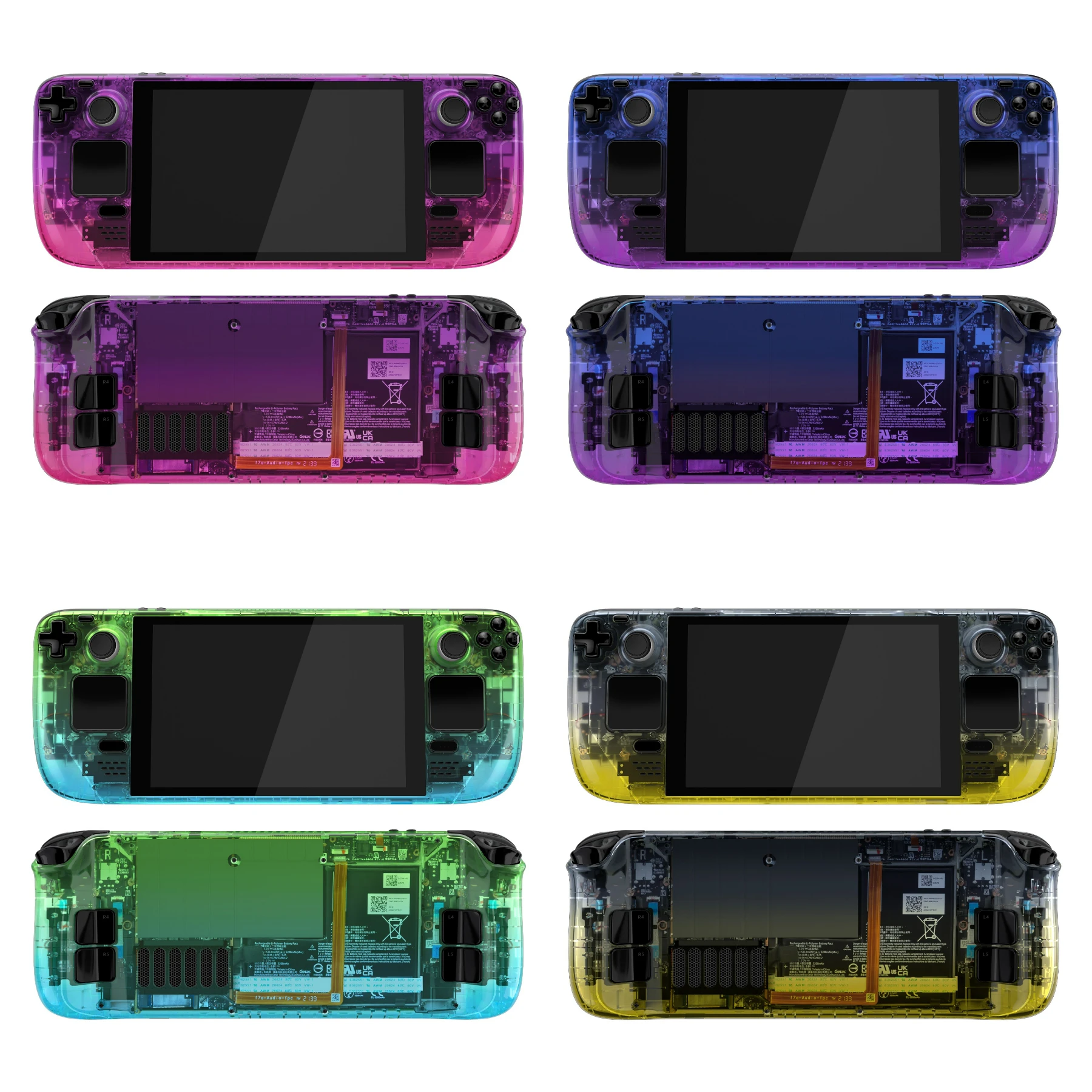 eXtremeRate-Replacement-Housing-Shell-Set-for-Steam-Deck-LCD-Faceplate ...