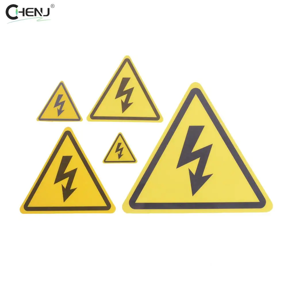 New-2PCS-High-Quality-Danger-High-Voltage-Electric-Warning-Safety-Label ...