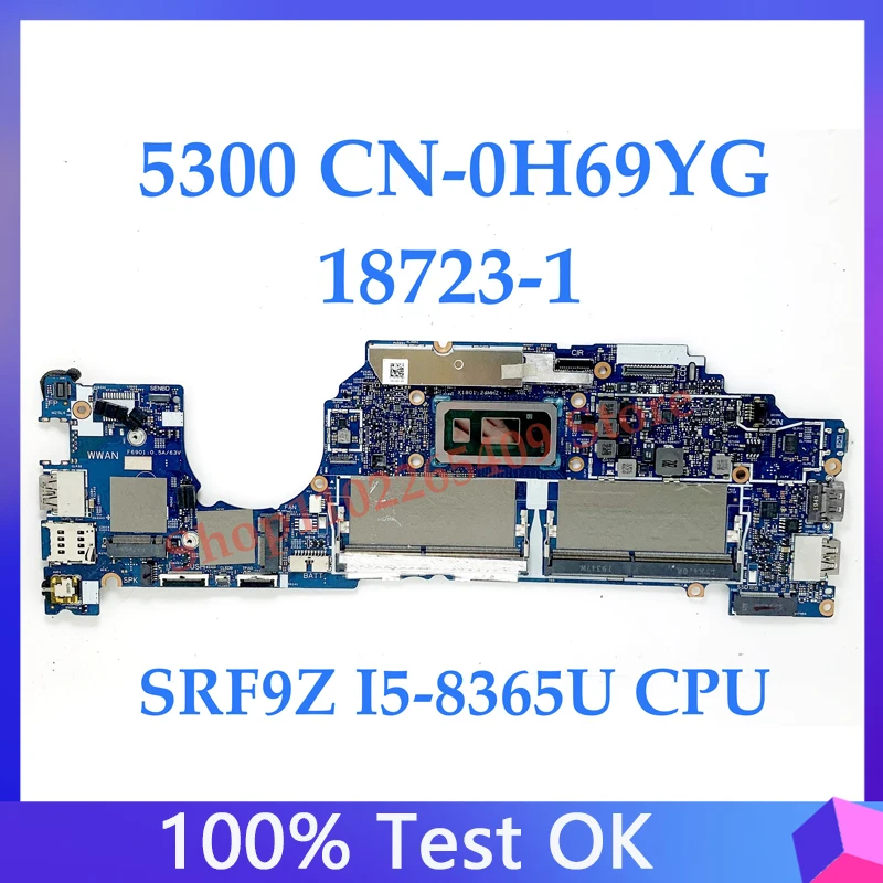 High Quality Mainboard CN 0H69YG 0H69YG H69YG For DELL 5300 Laptop ...
