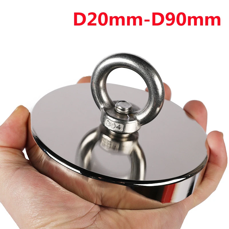 Search Magnet Ultra Big Strong Neodymium Magnets Fishing D90 Strong ...
