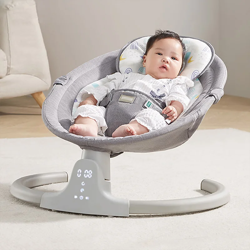Bluetooth-Remote-Control-Music-Baby-Trampoline-Automatic-Swing-Baby ...