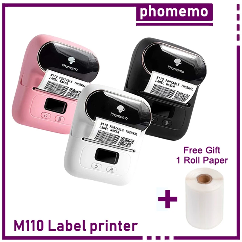 Mini Portable Printer Phomemo M110 Bluetooth-compatible Business ...