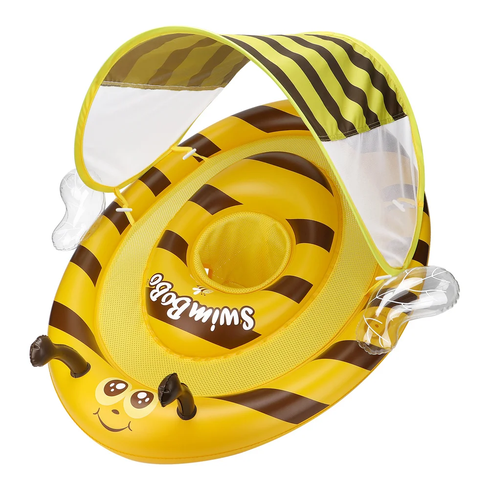 Swimbobo Inflatable Baby Swimming Float Activity Center With Canopy ...
