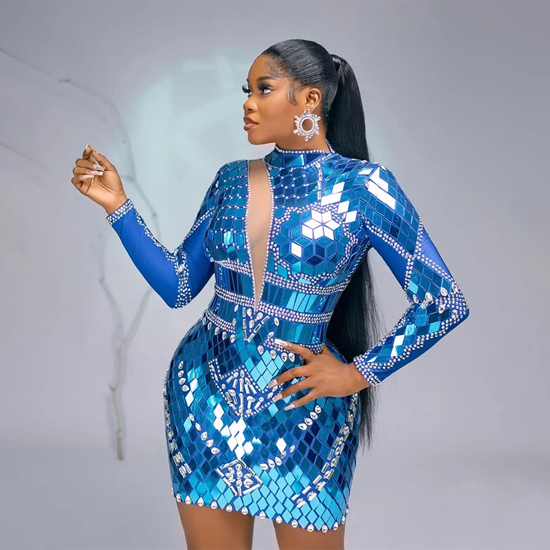 Royal Blue Club Dress