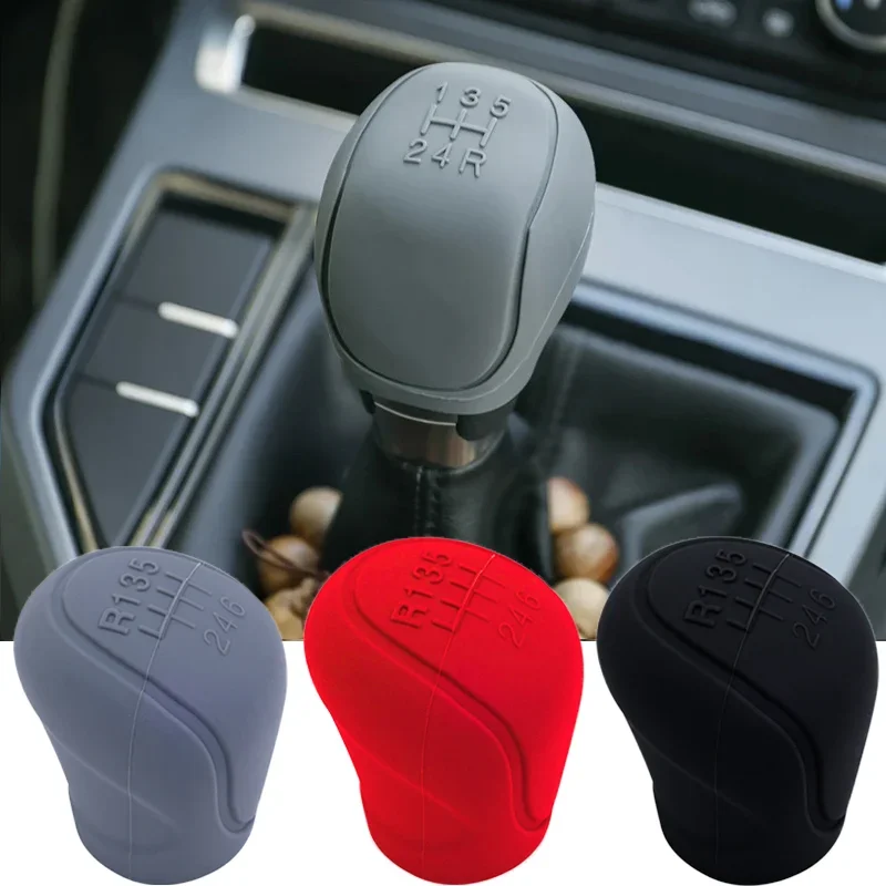Car-Silicone-Gear-Shift-Cover-Non-Slip-6-Speed-Gear-Shift-Grip-Handle ...
