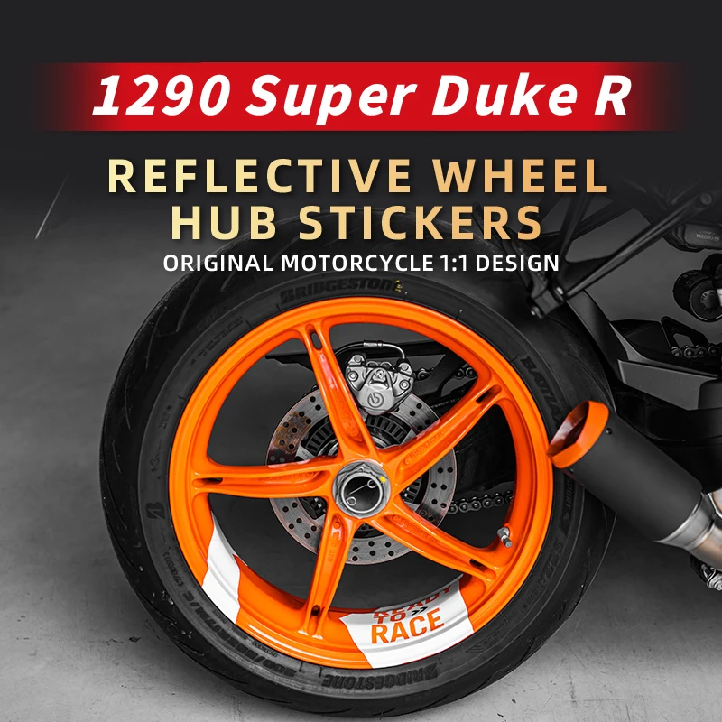 Used-For-KTM-1290-Super-Duke-R-Motorcycle-Wheel-Hub-Stickers-Bike ...
