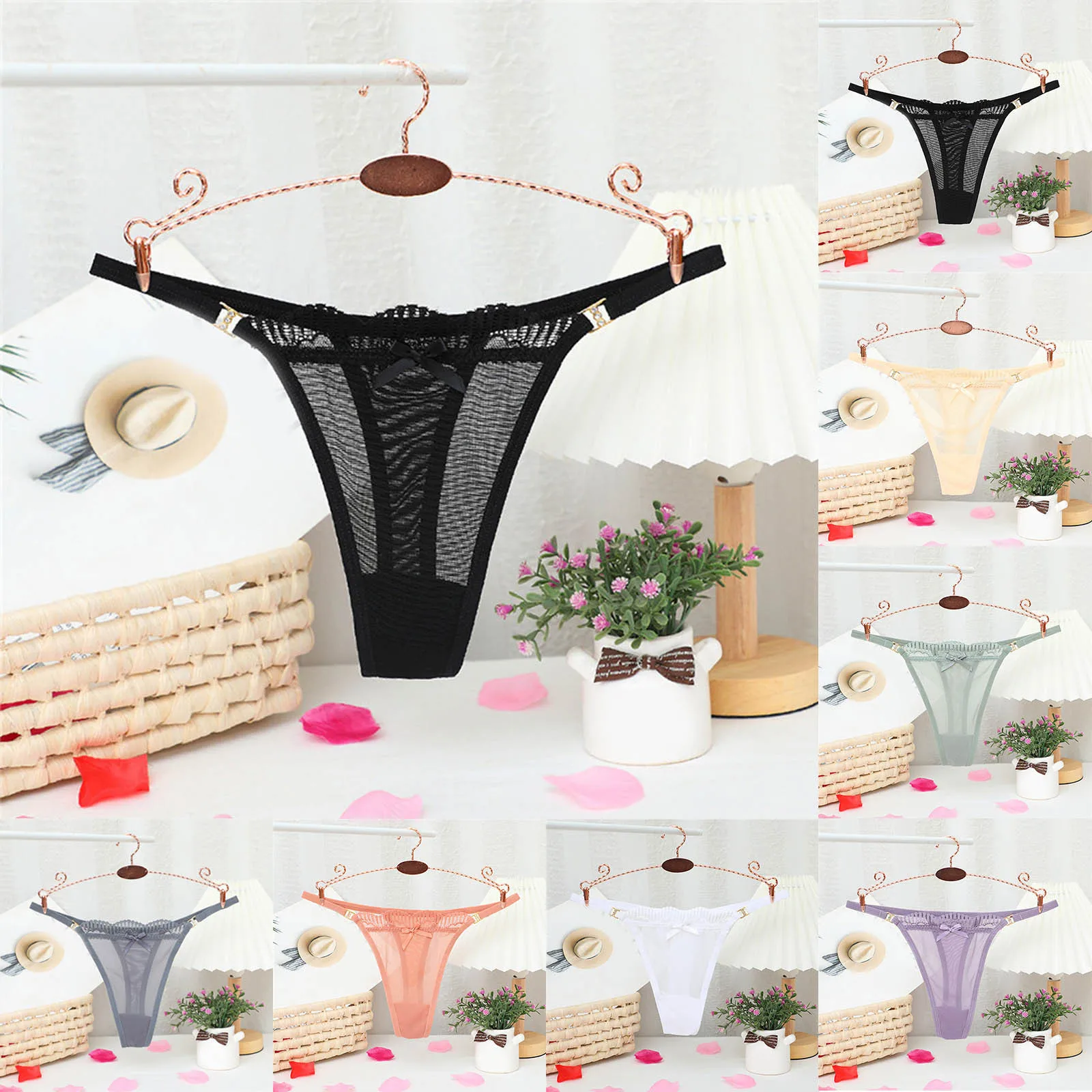 Women-Mesh-T-Back-Panties-Sexy-Lingeries-See-Through-Underwear-Thin ...