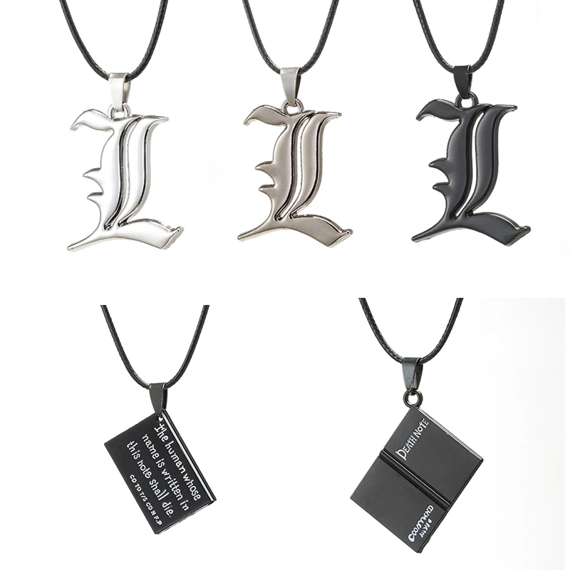 Death Note Necklace | Pendant Necklace | Necklace Rope | Book Model ...