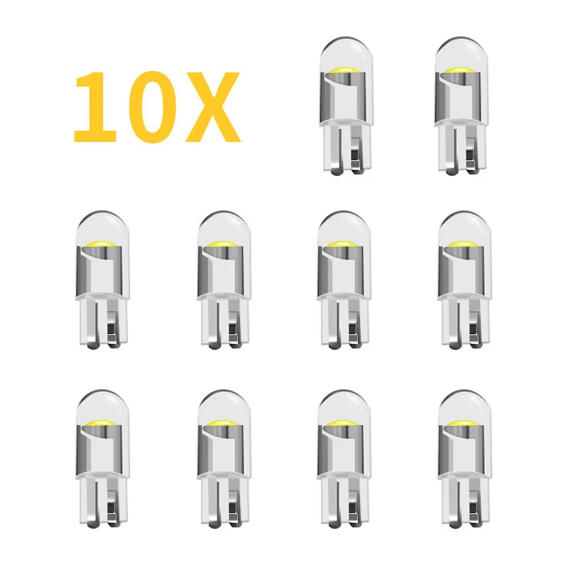 10pcs-T10-W5W-Led-Canbus-Signal-Lamp-COB-Glass-Car-Lights-Reading-Dome ...