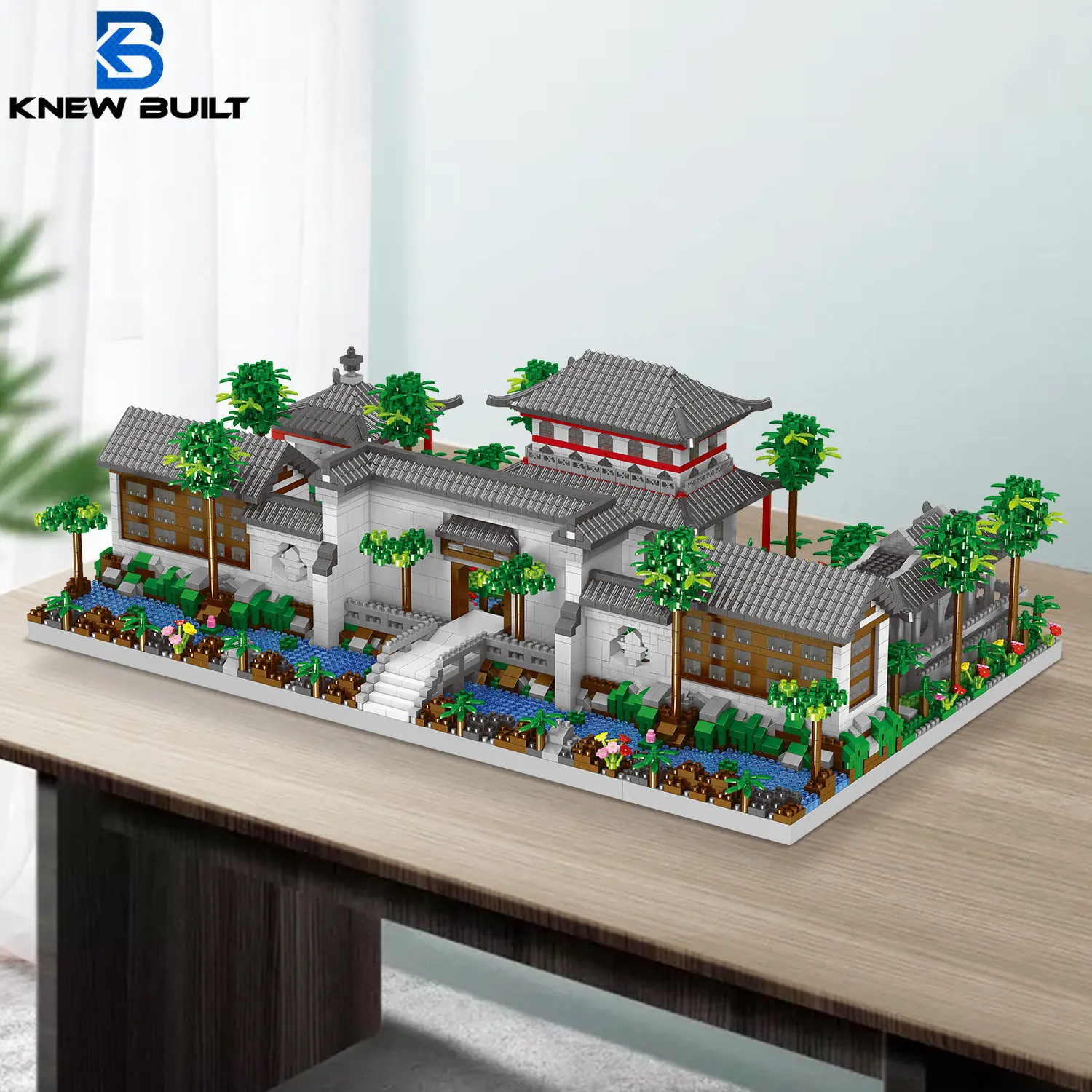 KNEW-BUILT-Chinese-Landscape-Garden-Micro-Mini-Block-Building-Blocks ...