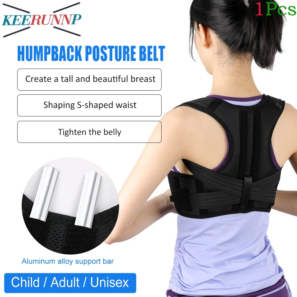 1Pcs-Adjustable-Back-Straightener-for-Women-Men-Upper-Back-Brace ...
