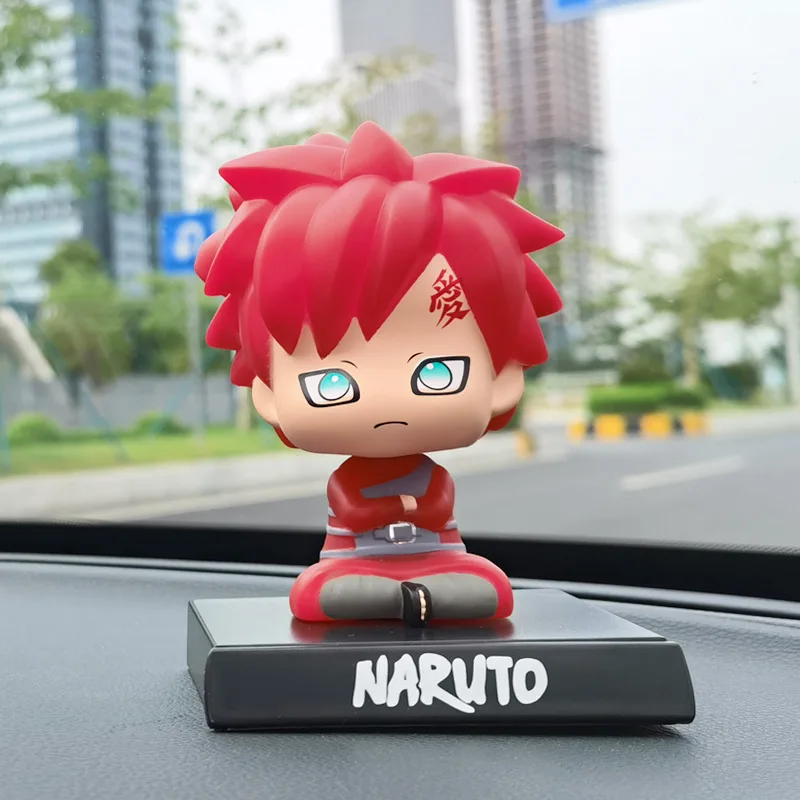 11cm Anime Naruto Figures Gaara Car Doll Shaking Head Auto Interior ...
