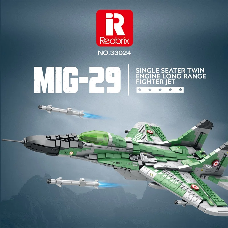 1837PCS-MIG-29-Jet-Fighter-Building-Blocks-Diy-Military-Fighter-Model ...