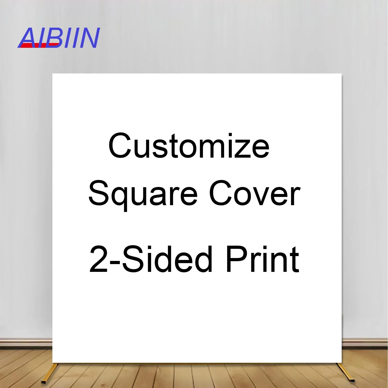 Customize 2-Sided Square Backdrop Cover Wedding Birthday Baby Shower ...