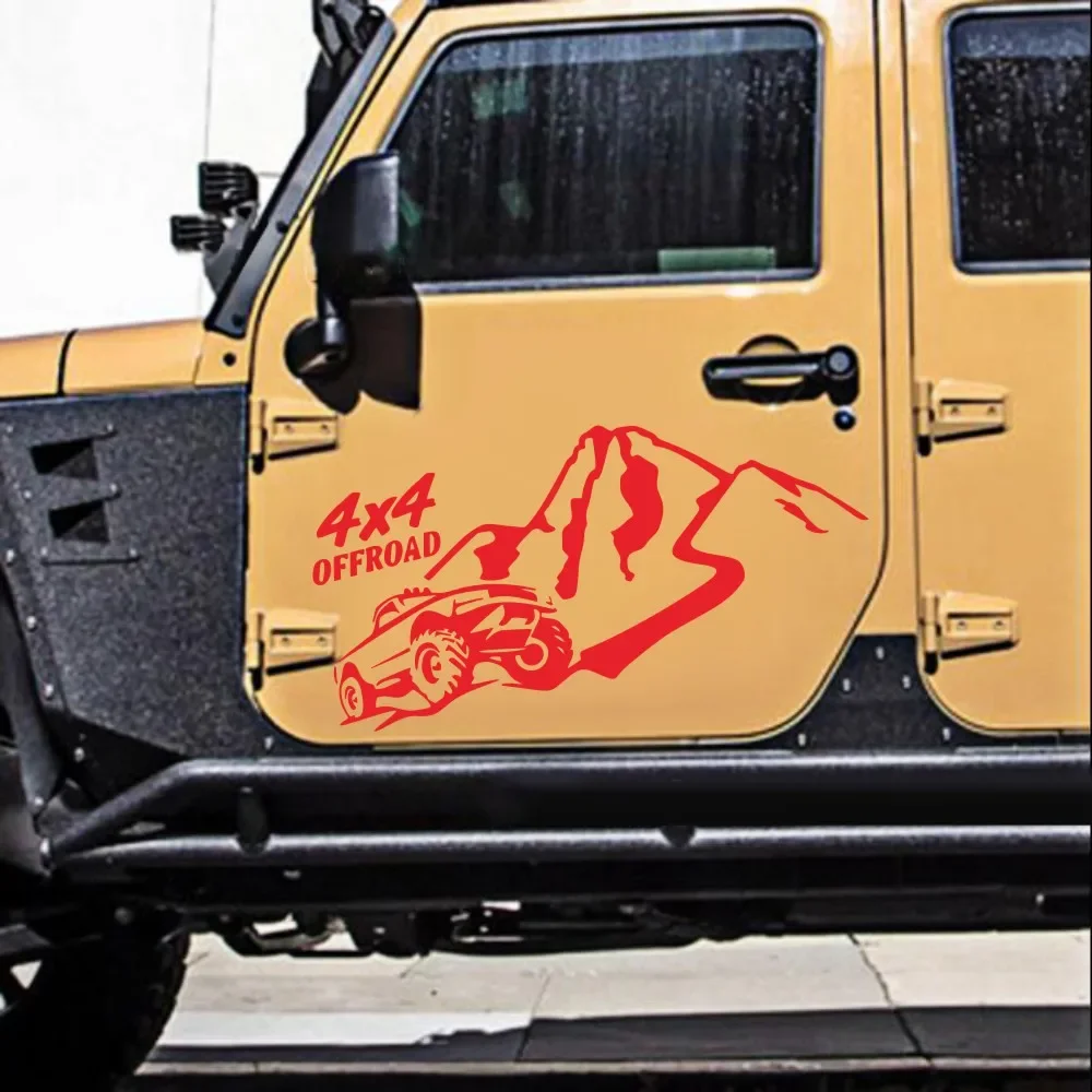 4X4-Off-Road-Vehicle-Car-Stickers-Outdoor-Hill-Vinyl-Decals-Sport-4x4 ...