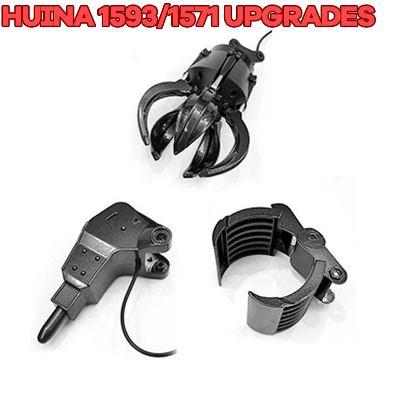 Huina1593-Upgrades-571-593-Upgrade-1-14-Rc-Excavator-Accessory-Alloy ...