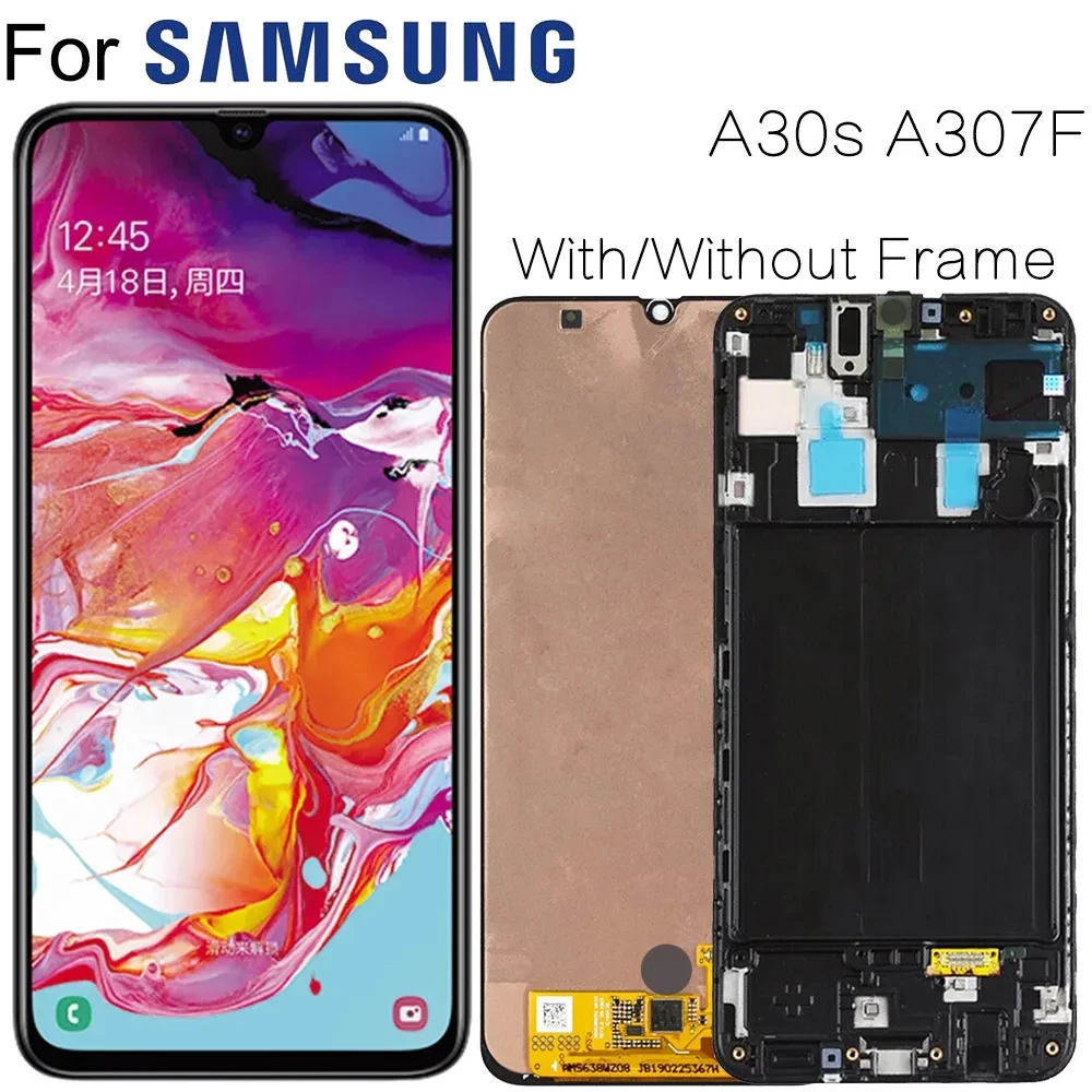 Substitui-o-Da-Tela-LCD-AMOLED-Montagem-Digitador-Samsung-Galaxy-A30s ...