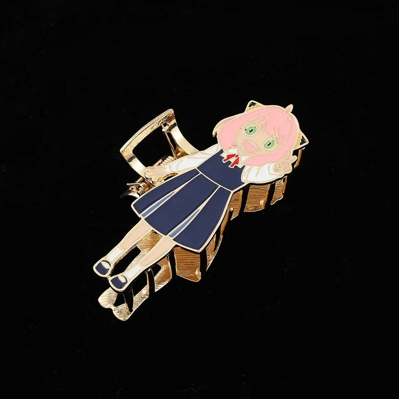 1 Pcs New Anime Spy X Family Metal Hair Claw Anya Forger Cosplay Hair ...