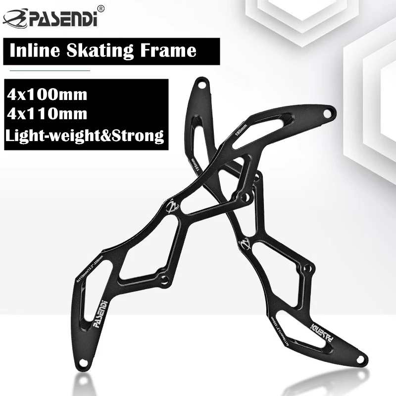 PASENDI-Professional-Speed-Skating-Frame-Aluminum-Integrated-4-Wheels ...