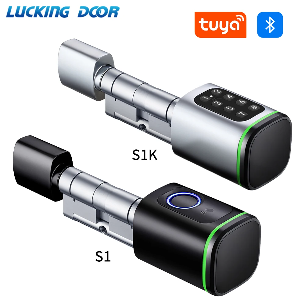Keyless-Smart-Cylinder-Lock-with-Tuya-Smartlife-App-RFID-NFC-IC-Card ...