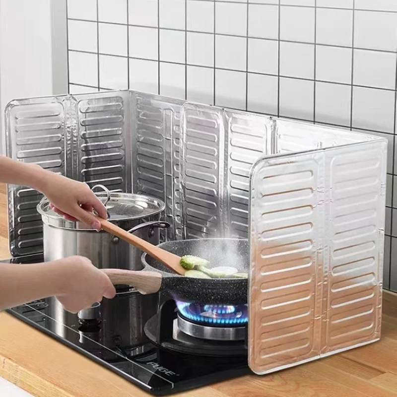 Oil Baffle Kitchen Tools Cooking Anti-splash Oil Smoke Heat Insulation ...