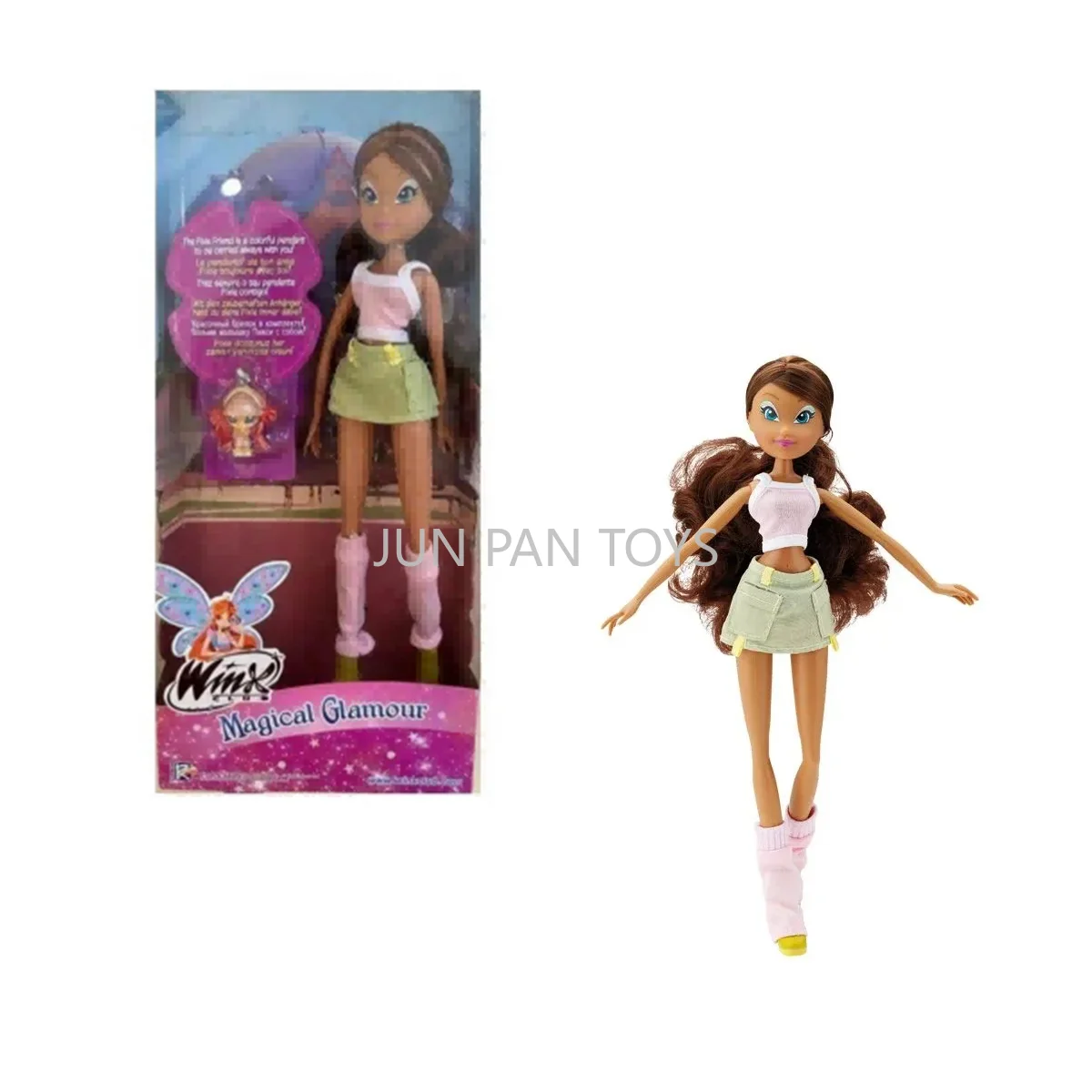 NEW Winx Club Magical Glamour Aisha Layla Doll Rainbow Witty Toys in ...