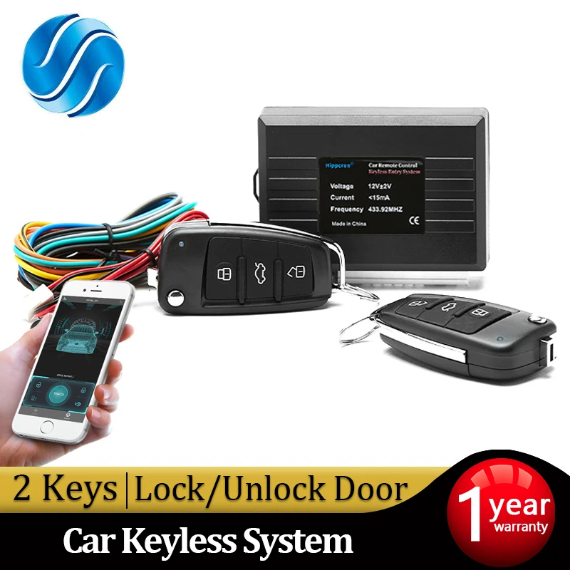 Car Remote Central Door Lock Keyless System Central Locking with Car ...