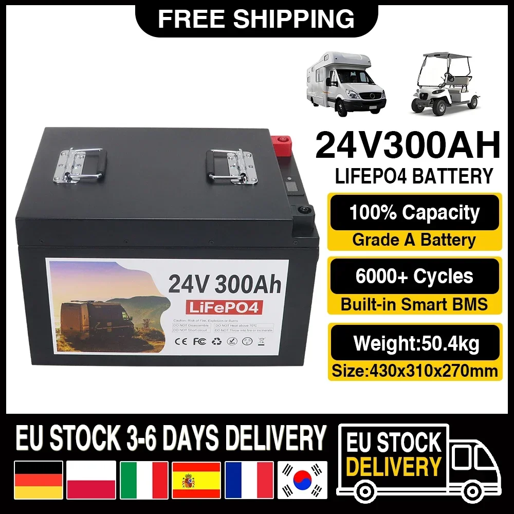 12V-24V-60AH-100Ah-200Ah-300AH-600AH-LiFePO4-Battery-Built-in-BMS ...