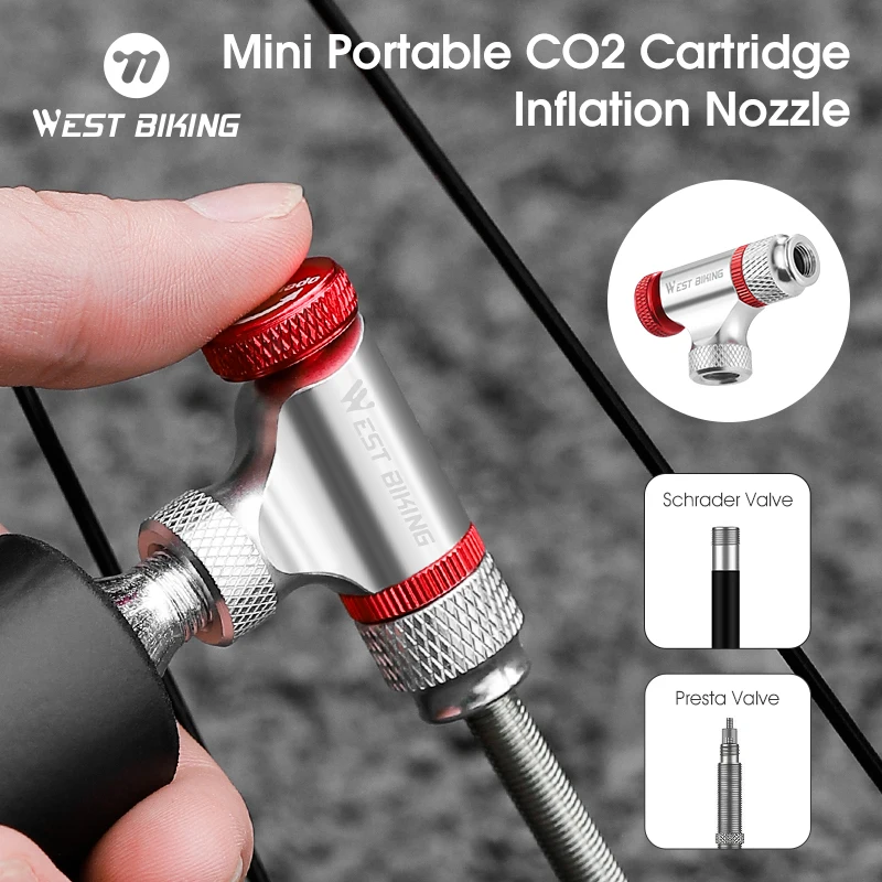 WEST-BIKING-Mini-Bicycle-CO2-Cartridge-Inflation-Nozzle-Portable ...