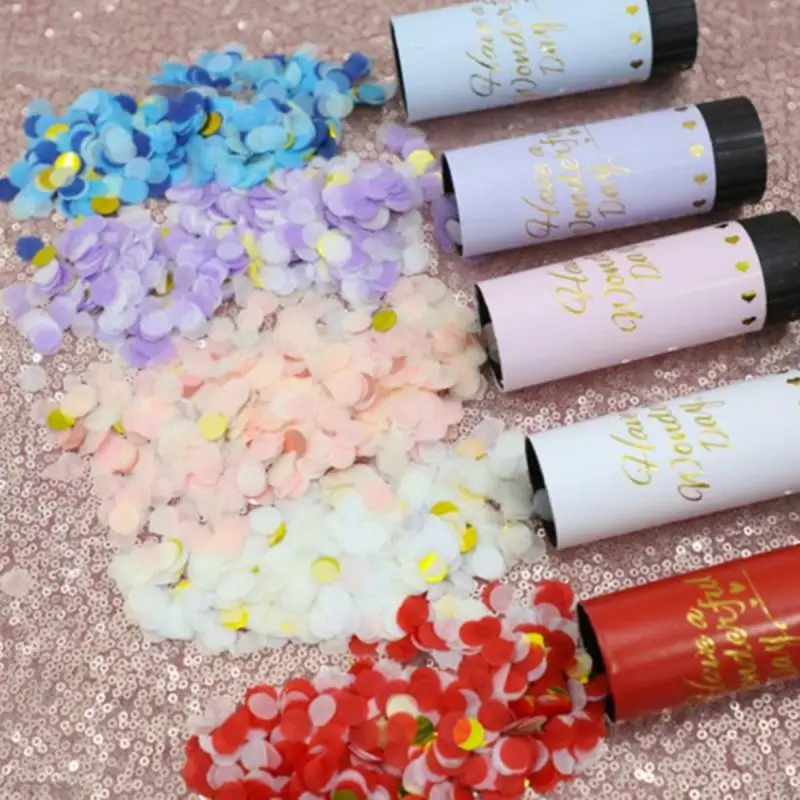 1PCS Confetti Cannons Celebration Firework Cannon Confetti Popper ...