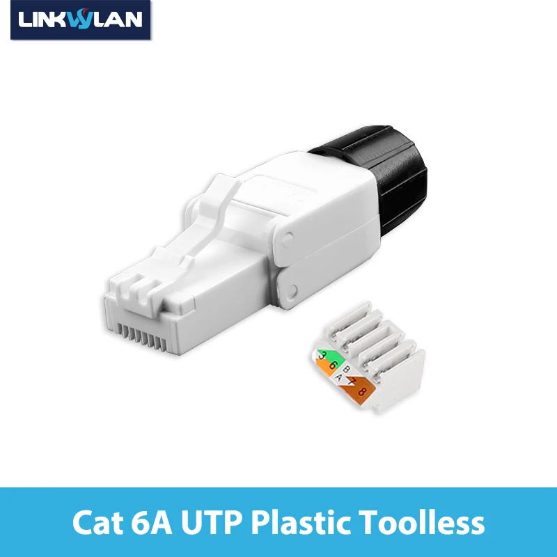 RJ45 UTP Unshield Field Connector Termination Field Plug Toolless ...