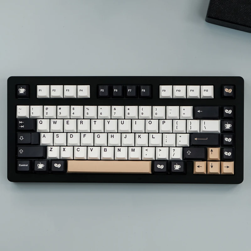 150 Keys Gmk Coffee Mocha Keycaps Cherry Profile Pbt Dye Sublimation ...