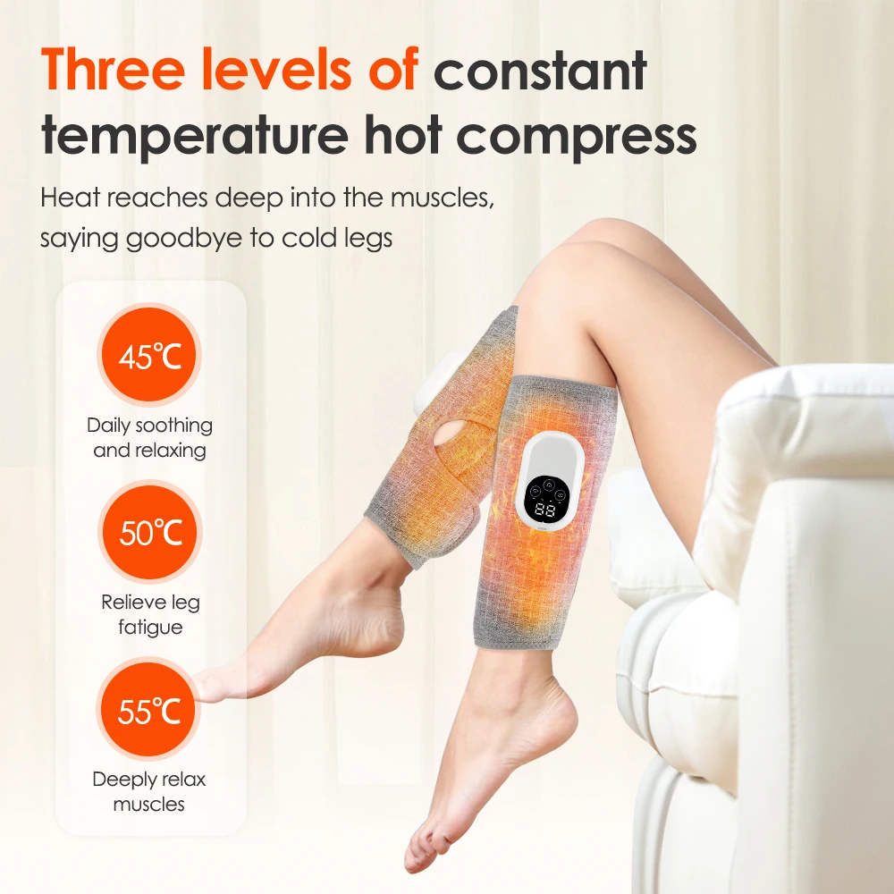 Heated-Leg-Massager-with-Air-Compression-Blood-Circumlation-Electric ...