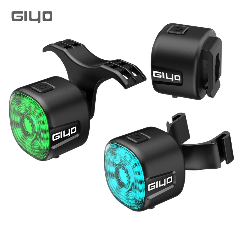 GIYO Bicycle Taillight Multi Color Lighting Modes USB Charge Led Bike ...