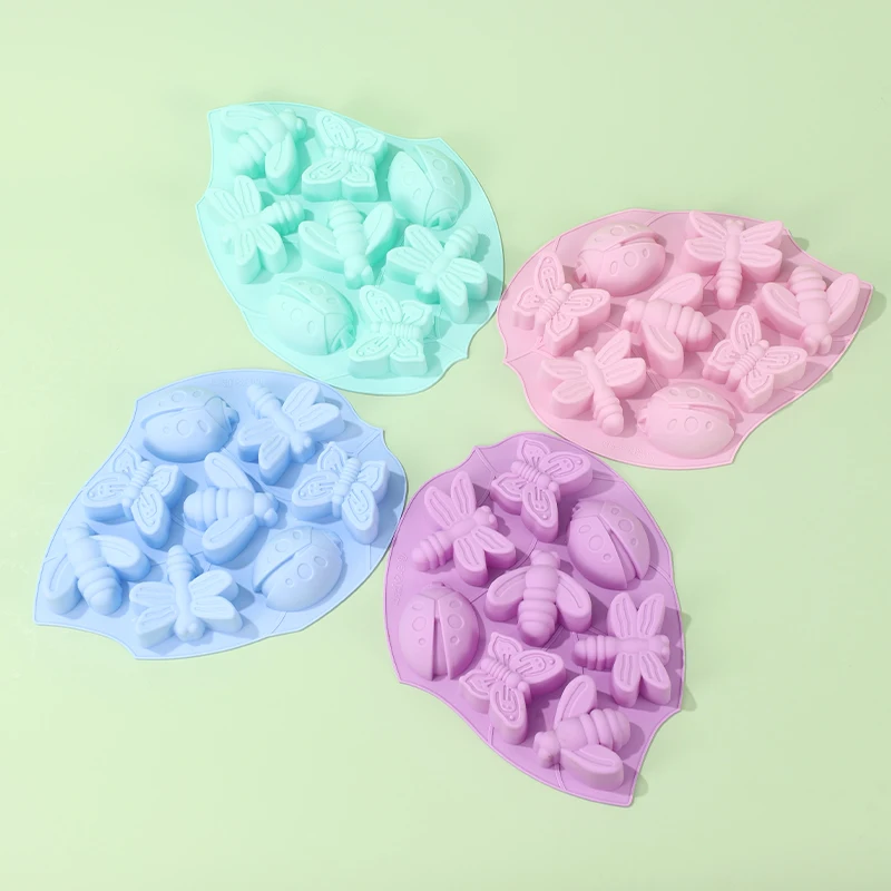 Baking-Tools-Insect-Bee-Butterfly-Shape-Cake-Mold-Silicone-Mold-Candy ...