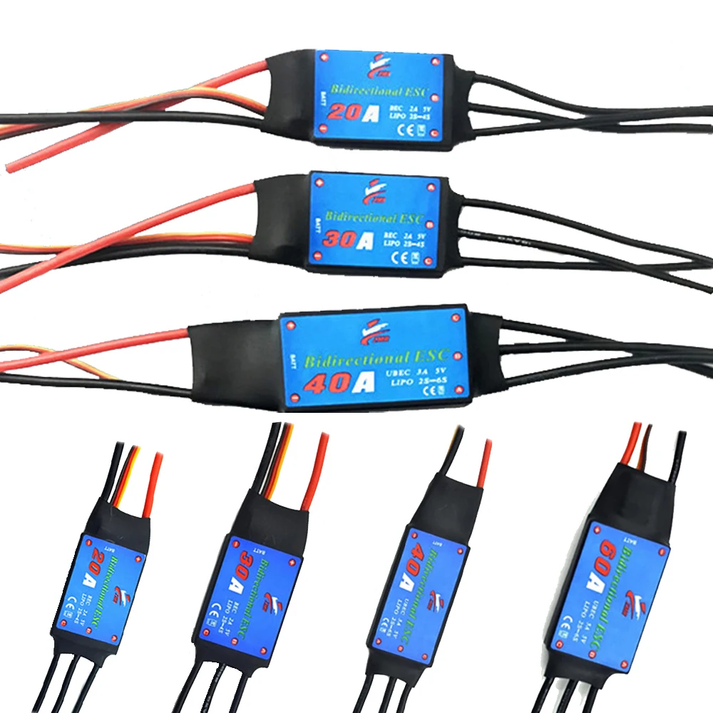 ZMR-20A-30A-40A-50A-60A-80A-Two-Way-Brushless-ESC-with-Brake-Function ...