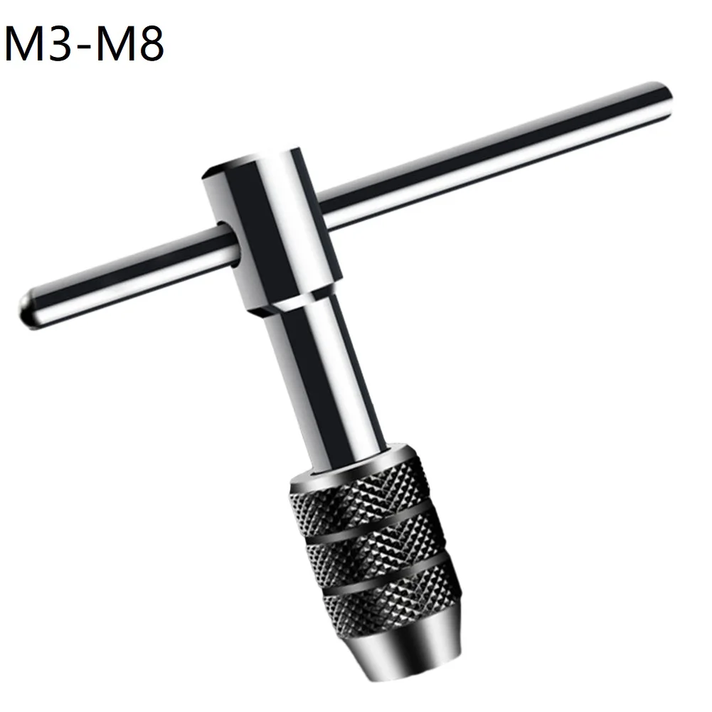 1pc Adjustable T Type Tap Wrench Hand Thread Tap Holder M3-M8 M5-M8 M6 ...