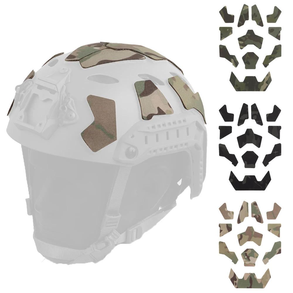 11Pcs Tactical Helmet Magic Sticker Airsoft Helmet Patches Hook and ...